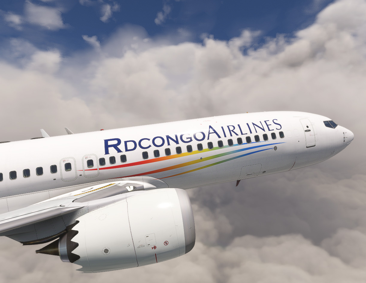 IFly 737 Max 8 RDCongoAirlines (Virtual) for Microsoft Flight Simulator ...
