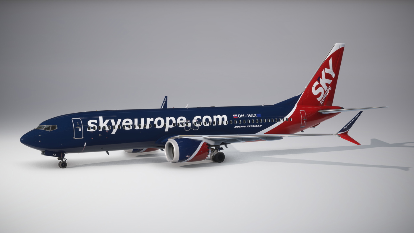 iFly 737 MAX 8 SkyEurope (OM-MAX) para Microsoft Flight Simulator | MSFS