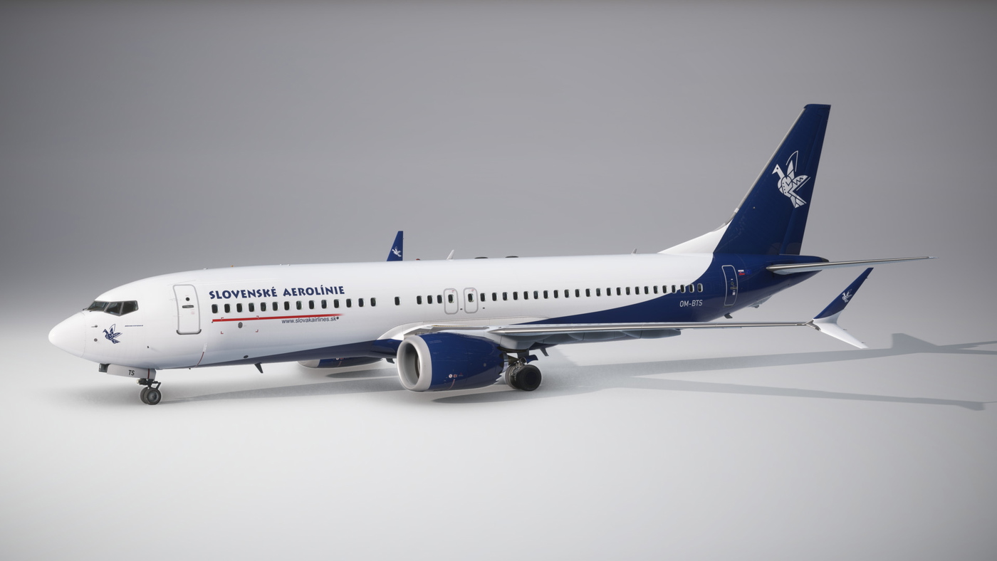 iFly 737 MAX 8 Slovak Airlines (OM-BTS) for Microsoft Flight Simulator ...