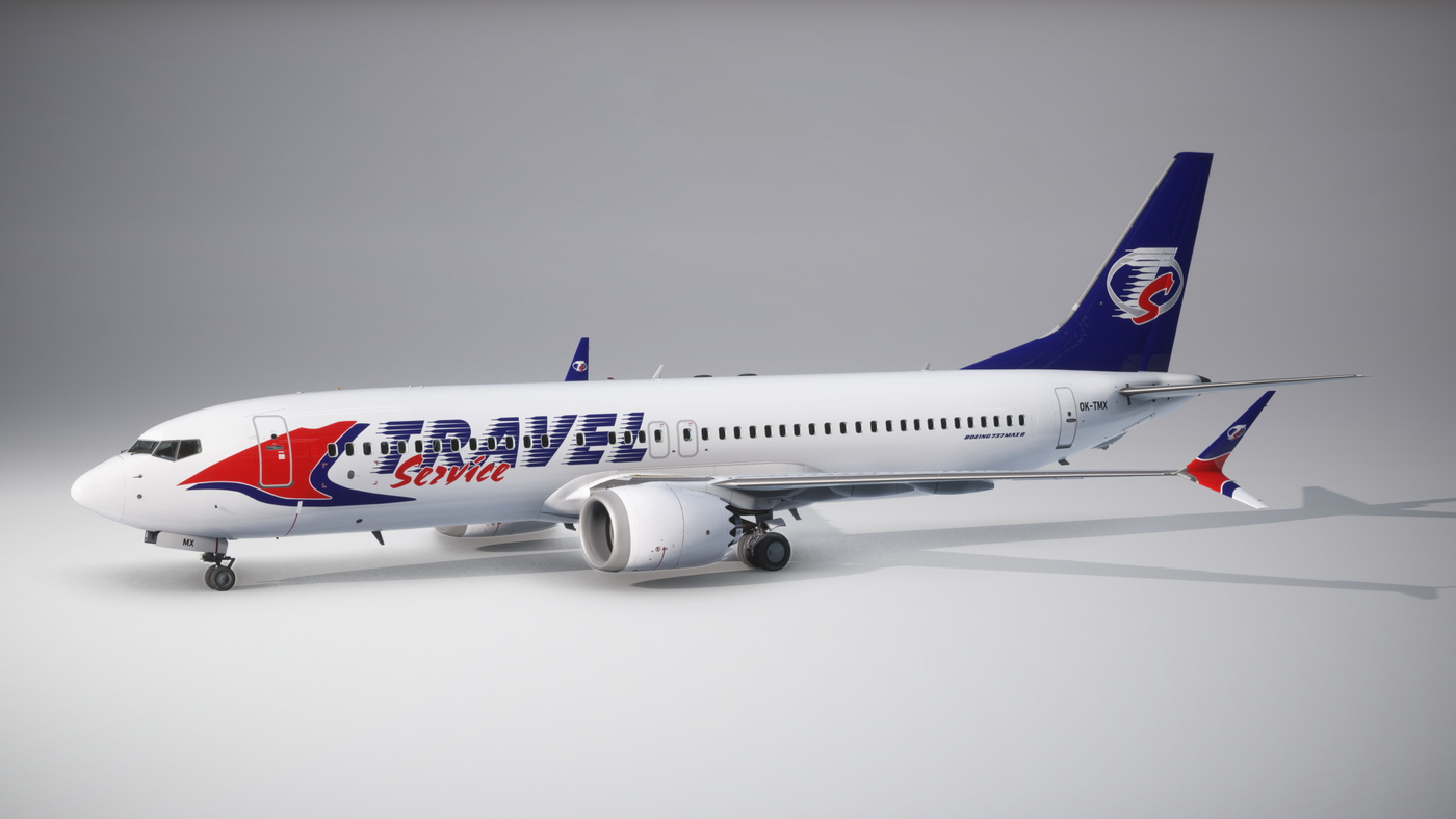 iFly 737 MAX 8 Travel Service (OK-TMX) for Microsoft Flight Simulator ...