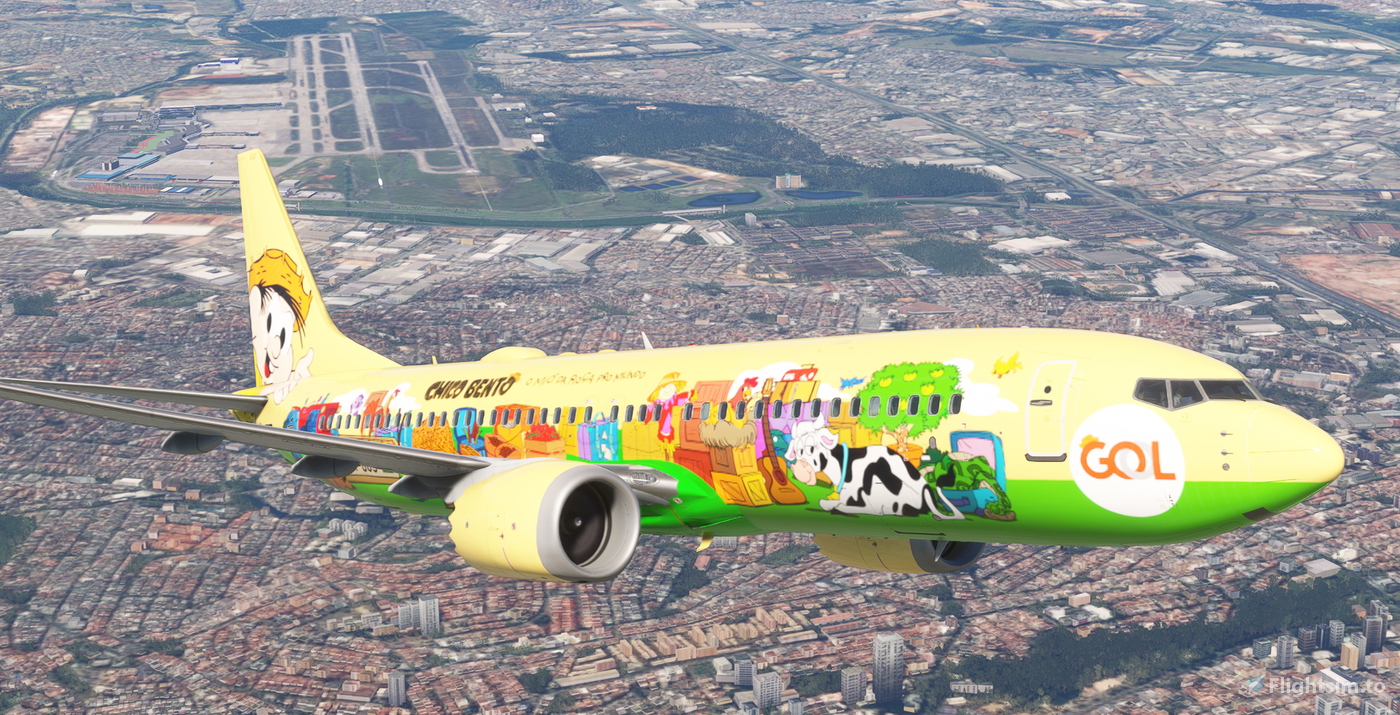 [iFLY 737 MAX] GOL - CHICO BENTO (PR-GUJ) for Microsoft Flight ...