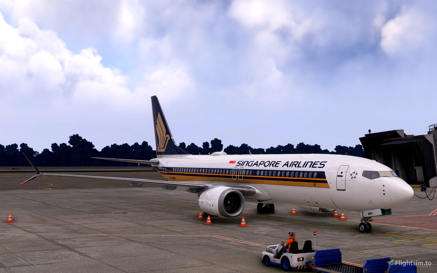 Threads - iFly 737 MAX8 Singapore Airlines 9V-MBH with cabin. for ...