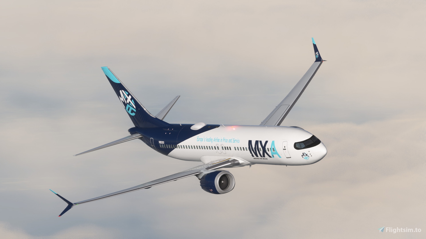 Ifly 737MAX 8 MXA Standard Livery (LX-MAX) MSFS2020 για το Microsoft ...