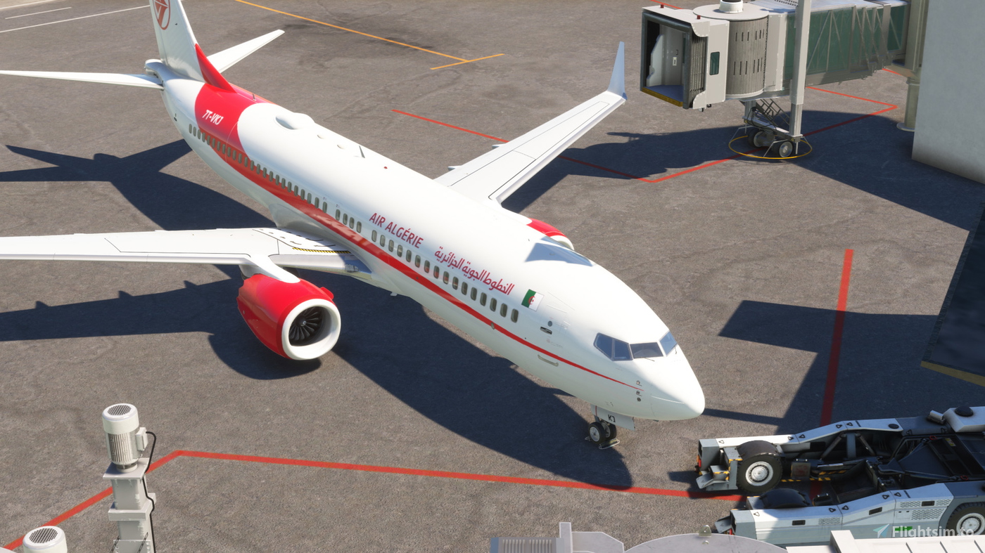 (IFLY B38M) Air Algerie W/Cabin 8K iFly 737 MAX 8 [Fictional] | 7T-VKJ ...