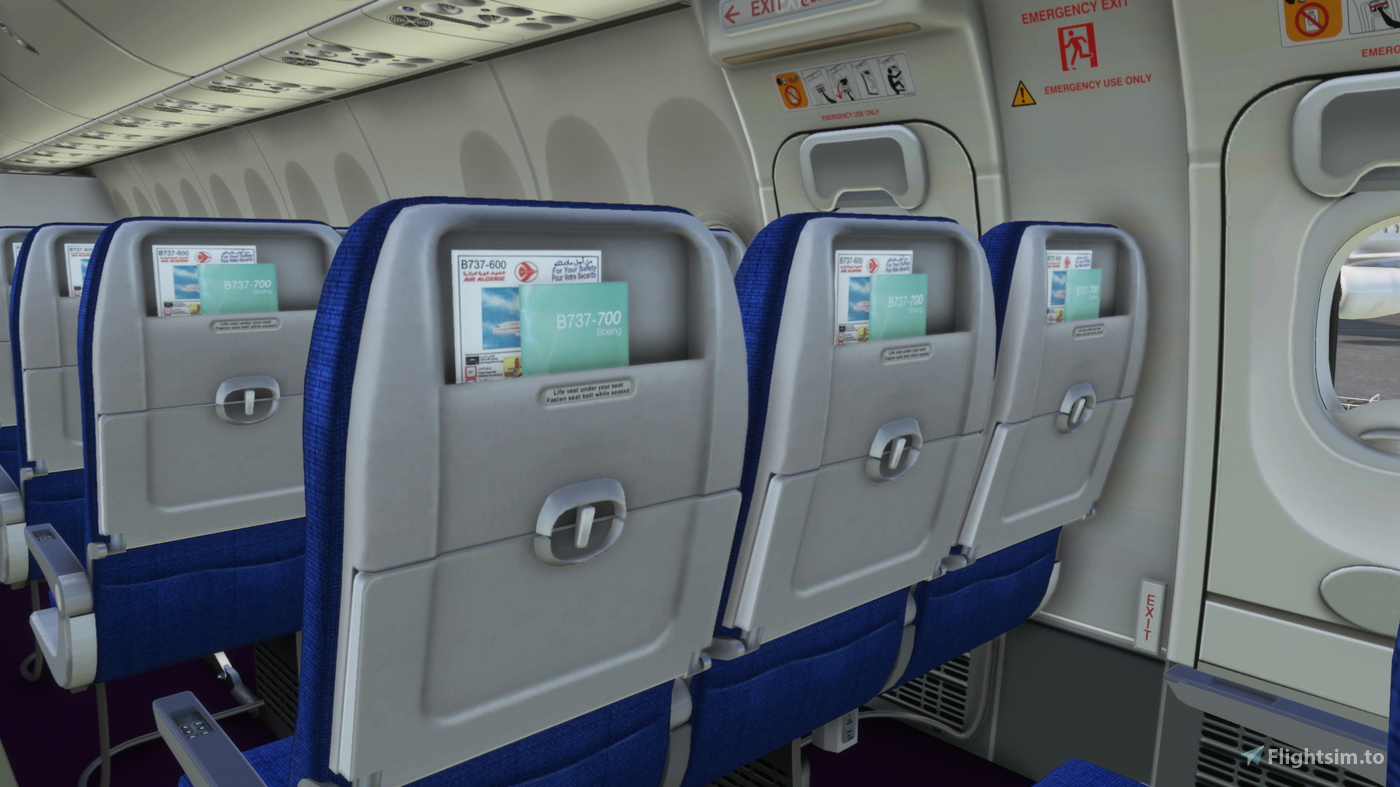 (IFLY B38M) Air Algerie W/Cabin 8K iFly 737 MAX 8 [Fictional] | 7T-VKJ ...