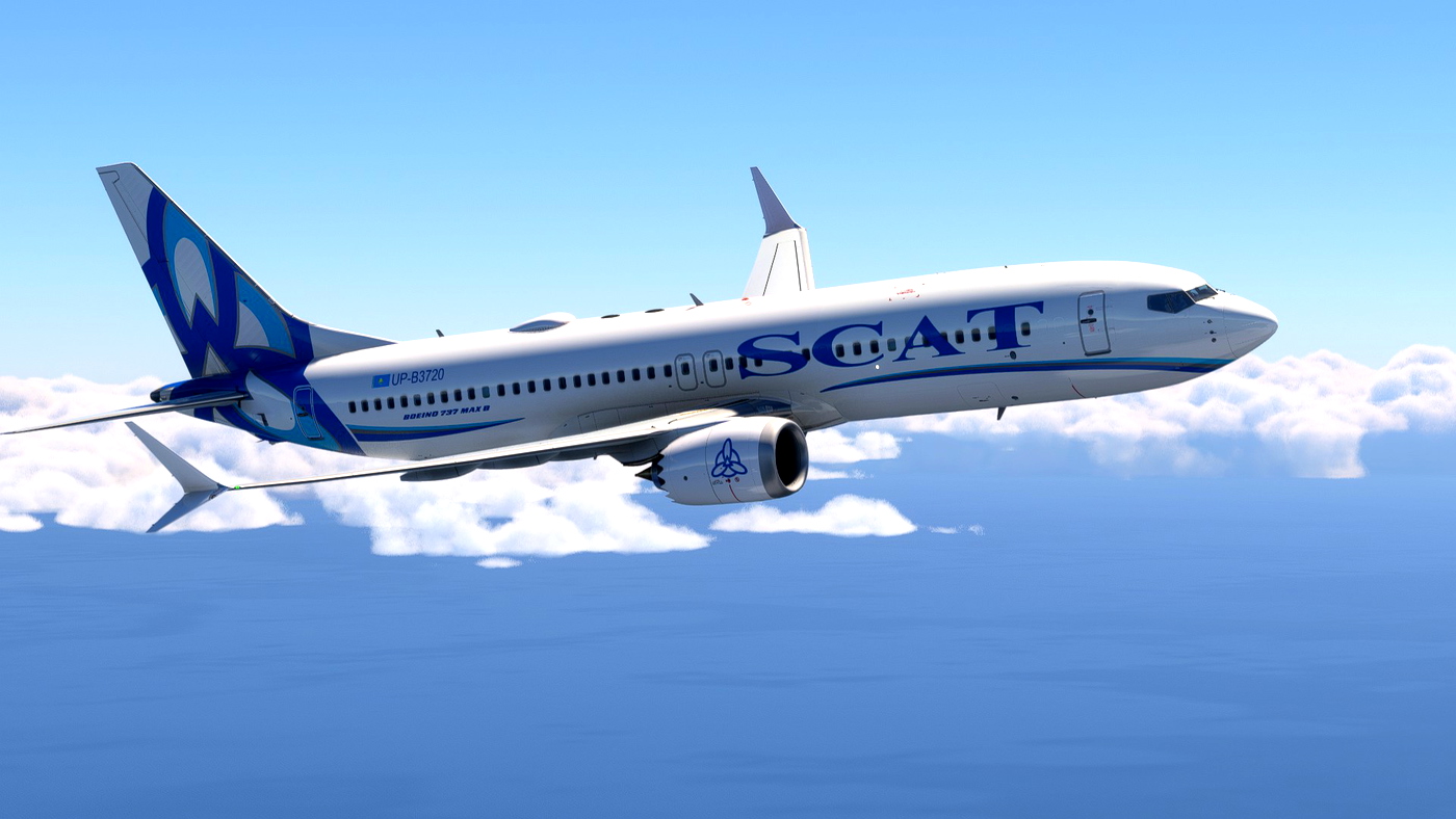iFly B737 MAX 8 SCAT AIRLINES (UP-B3720) for Microsoft Flight Simulator ...