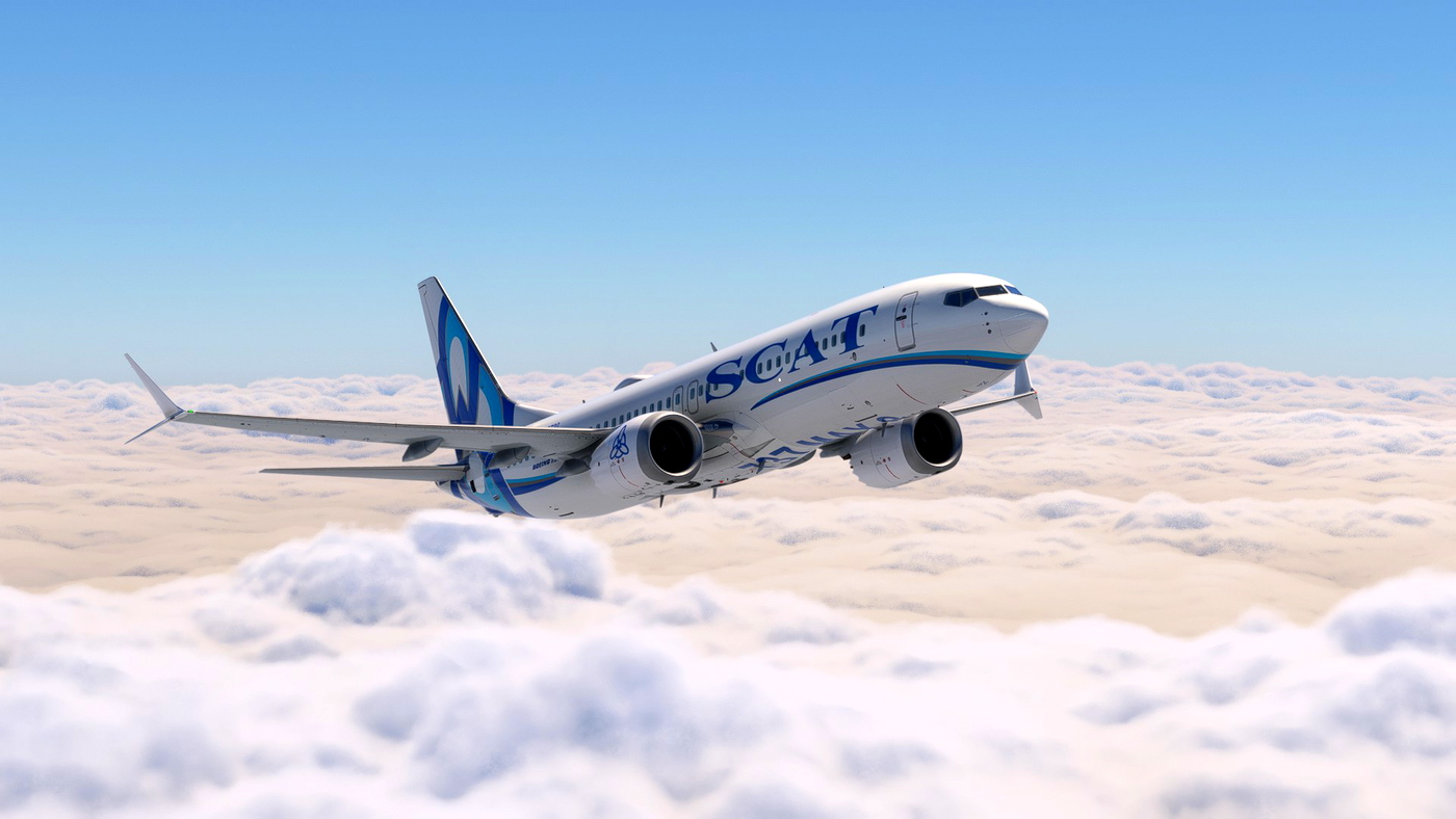 iFly B737 MAX 8 SCAT AIRLINES (UP-B3720) for Microsoft Flight Simulator ...
