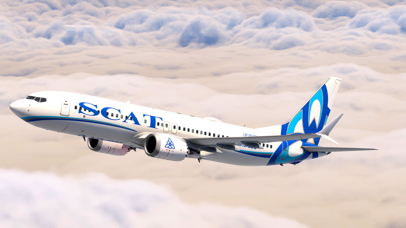 iFly B737 MAX 8 SCAT AIRLINES (UP-B3720) for Microsoft Flight Simulator ...