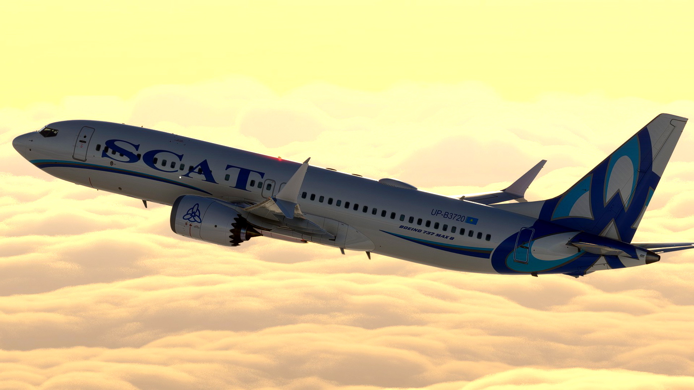 iFly B737 MAX 8 SCAT AIRLINES (UP-B3720) for Microsoft Flight Simulator ...