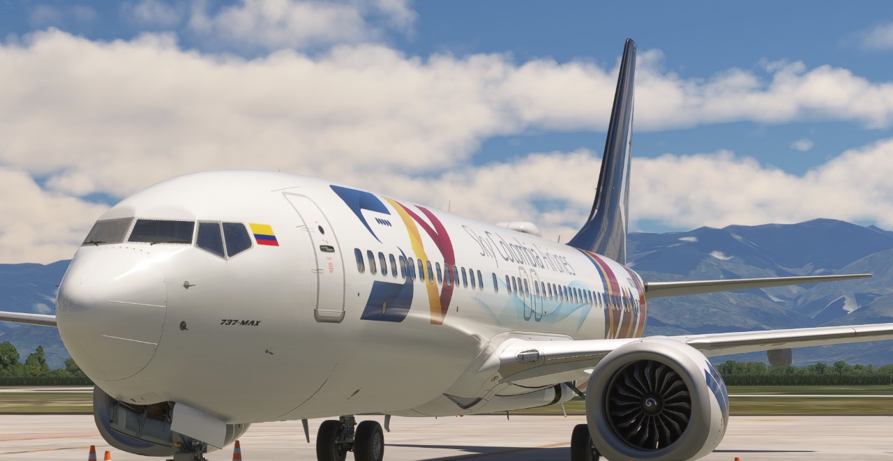 ifly B737-MAX Sky Colombia VA for Microsoft Flight Simulator | MSFS