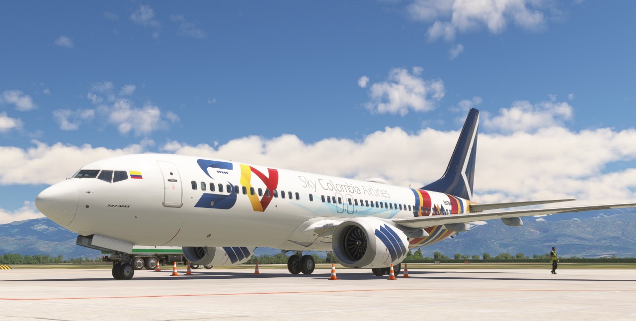 ifly B737-MAX Sky Colombia VA for Microsoft Flight Simulator | MSFS