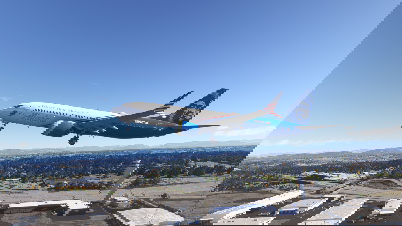 iFly B737 MAX8 | Alaska Airlines N806AK | Honoring those who serve | w/Cabin | Requested for ...