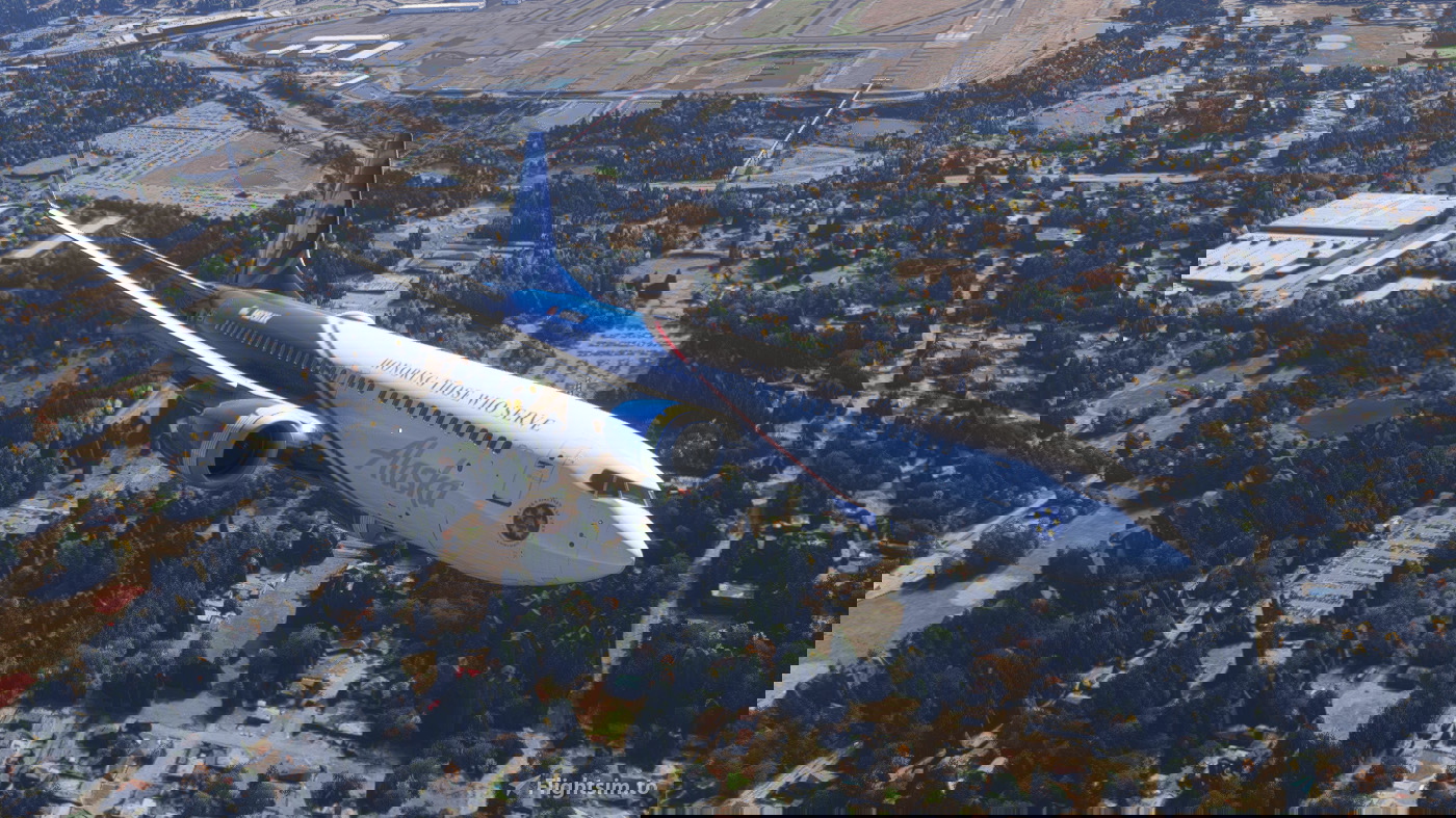 iFly B737 MAX8 | Alaska Airlines N806AK | Honoring those who serve | w/Cabin | Requested for ...