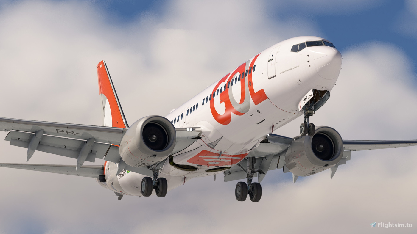 IFLY Boeing 737-8MAX Gol Linhas Aéreas PR-XMP for Microsoft Flight Simulator | MSFS