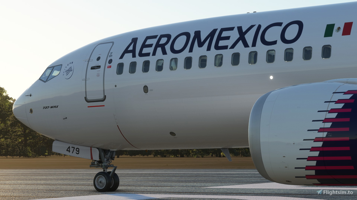 iFLY Boeing 737 MAX 8 AeroMexico (N479AM - New Livery) (12K)(CONCEPT ...
