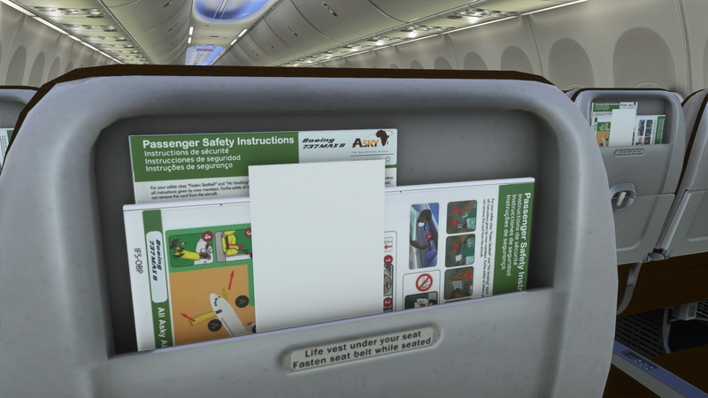 iFly Boeing 737 Max 8 Asky Airlines (ET-BAR) | Fully Modeled Cabin for Microsoft Flight ...