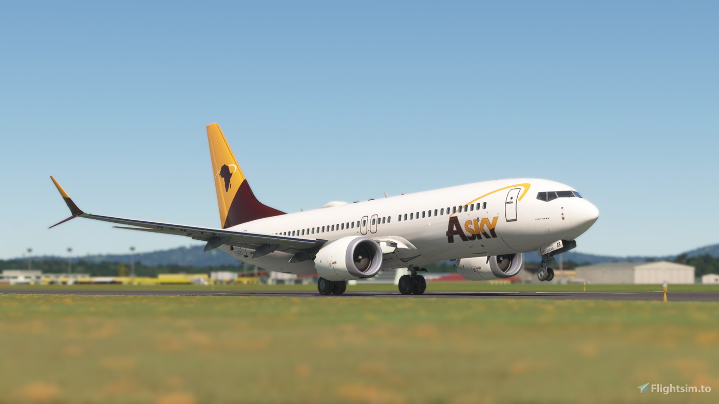 iFly Boeing 737 Max 8 Asky Airlines (ET-BAR) | Fully Modeled Cabin pour Microsoft Flight ...