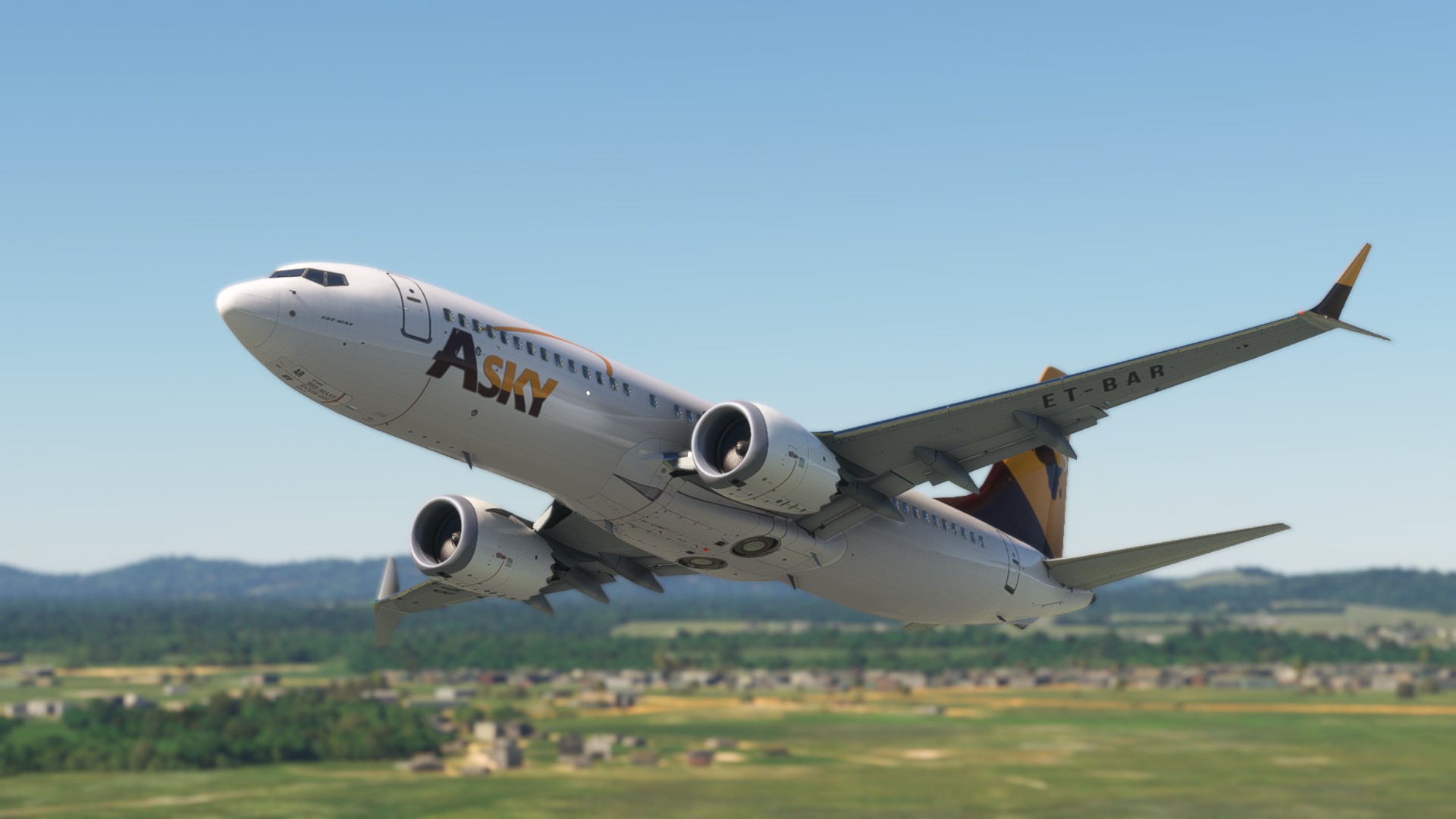 iFly Boeing 737 Max 8 Asky Airlines (ET-BAR) | Fully Modeled Cabin ...