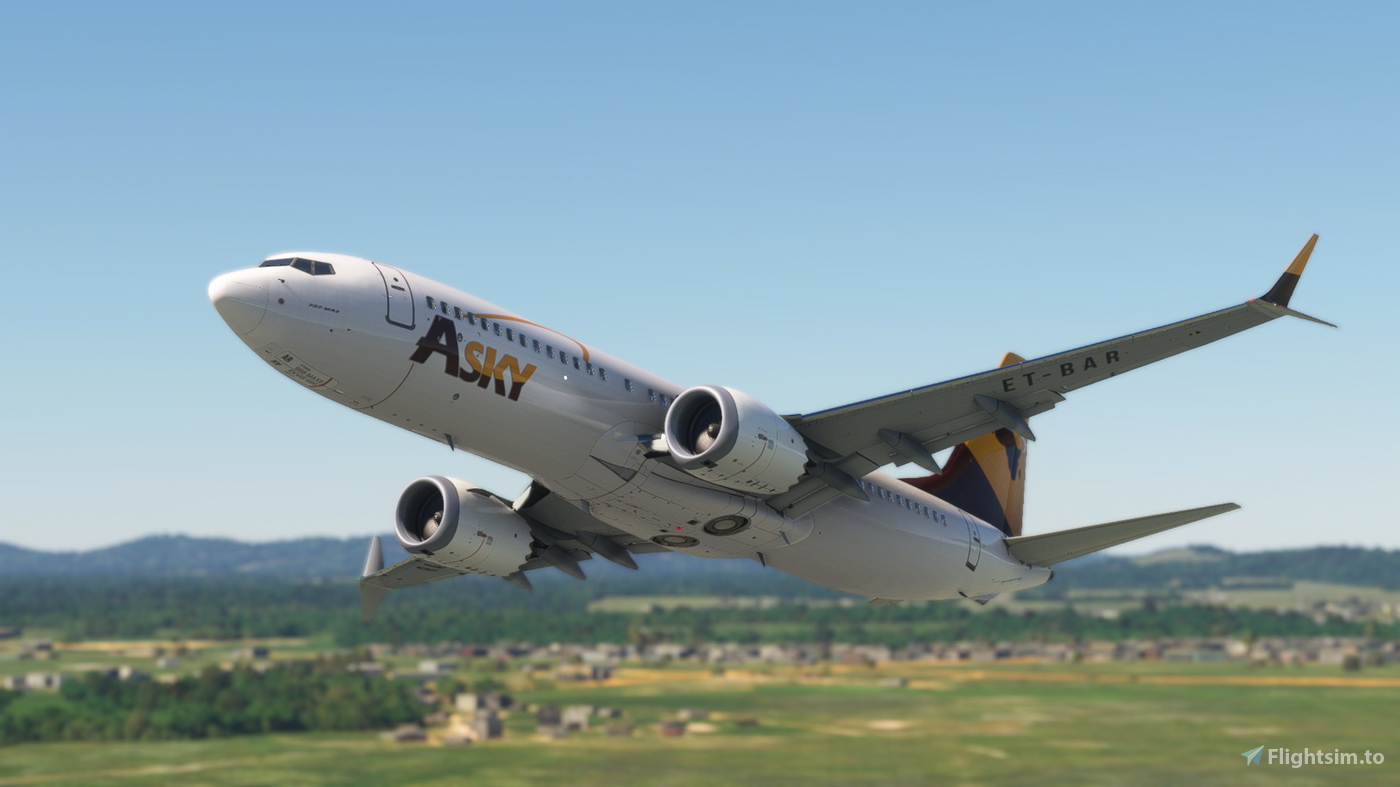 iFly Boeing 737 Max 8 Asky Airlines (ET-BAR) | Fully Modeled Cabin para Microsoft Flight ...