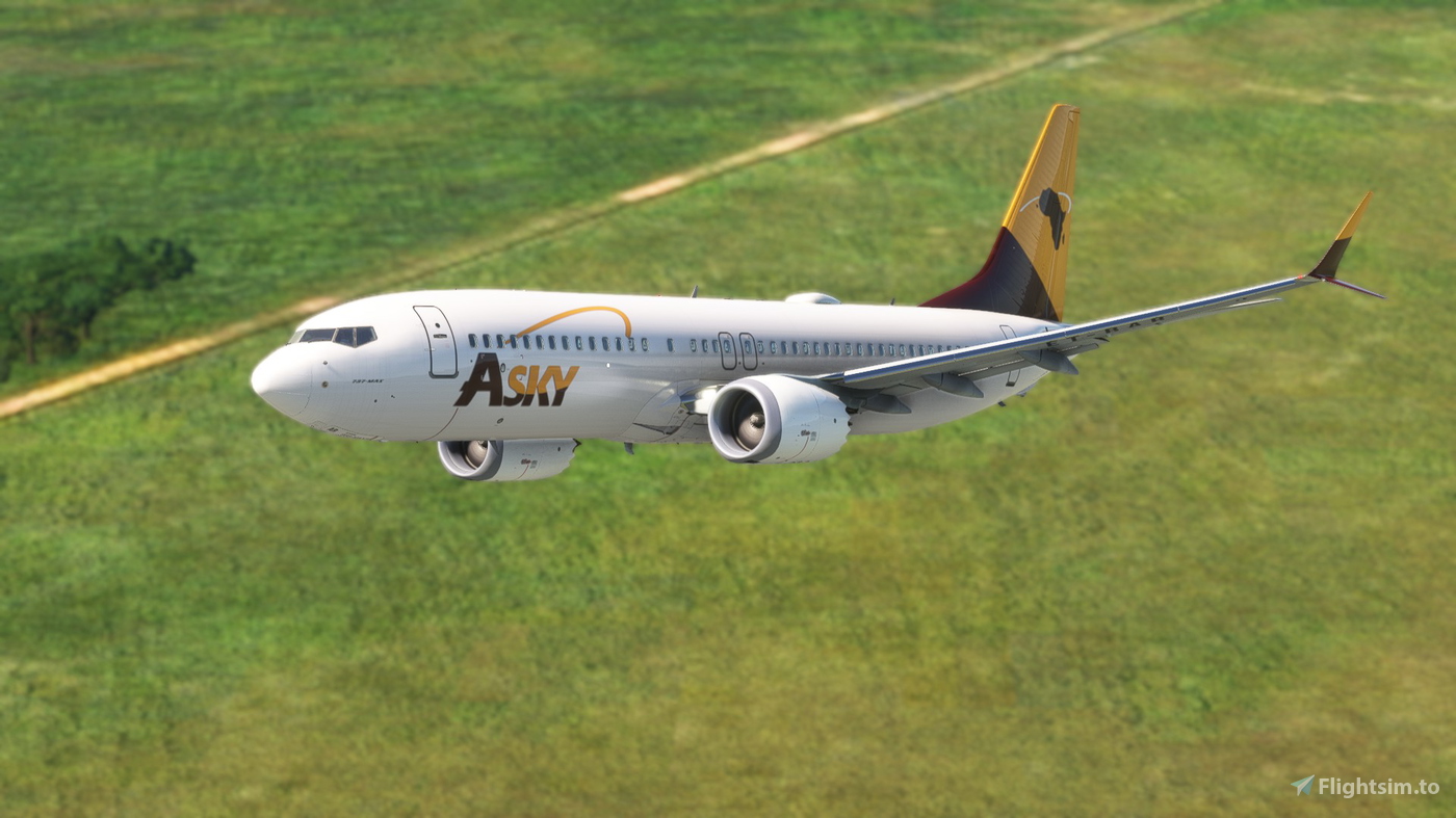 iFly Boeing 737 Max 8 Asky Airlines (ET-BAR) | Fully Modeled Cabin voor Microsoft Flight ...