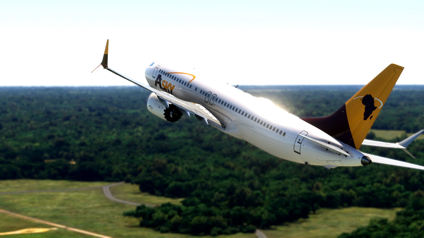 iFly Boeing 737 Max 8 Asky Airlines (ET-BAR) | Fully Modeled Cabin for ...