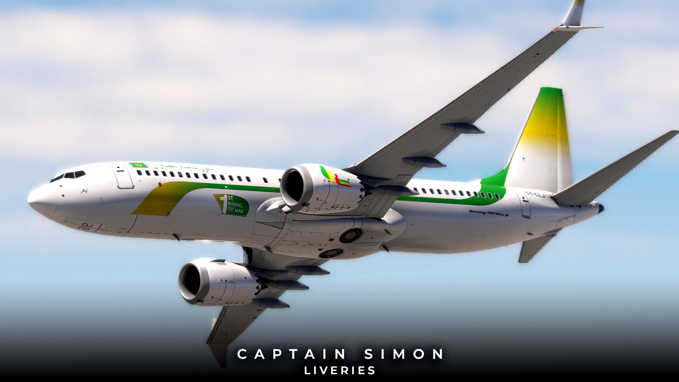 iFly Boeing 737 Max 8 Mauritania Airlines (5T-CLJ) | Fully Modeled ...