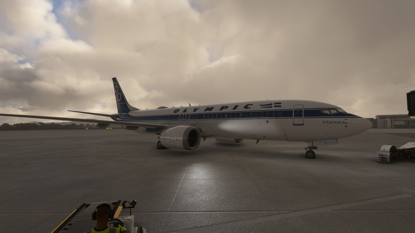 iFly Boeing 737 Max 8 Olympic SX-BKE 对于 Microsoft Flight Simulator | MSFS