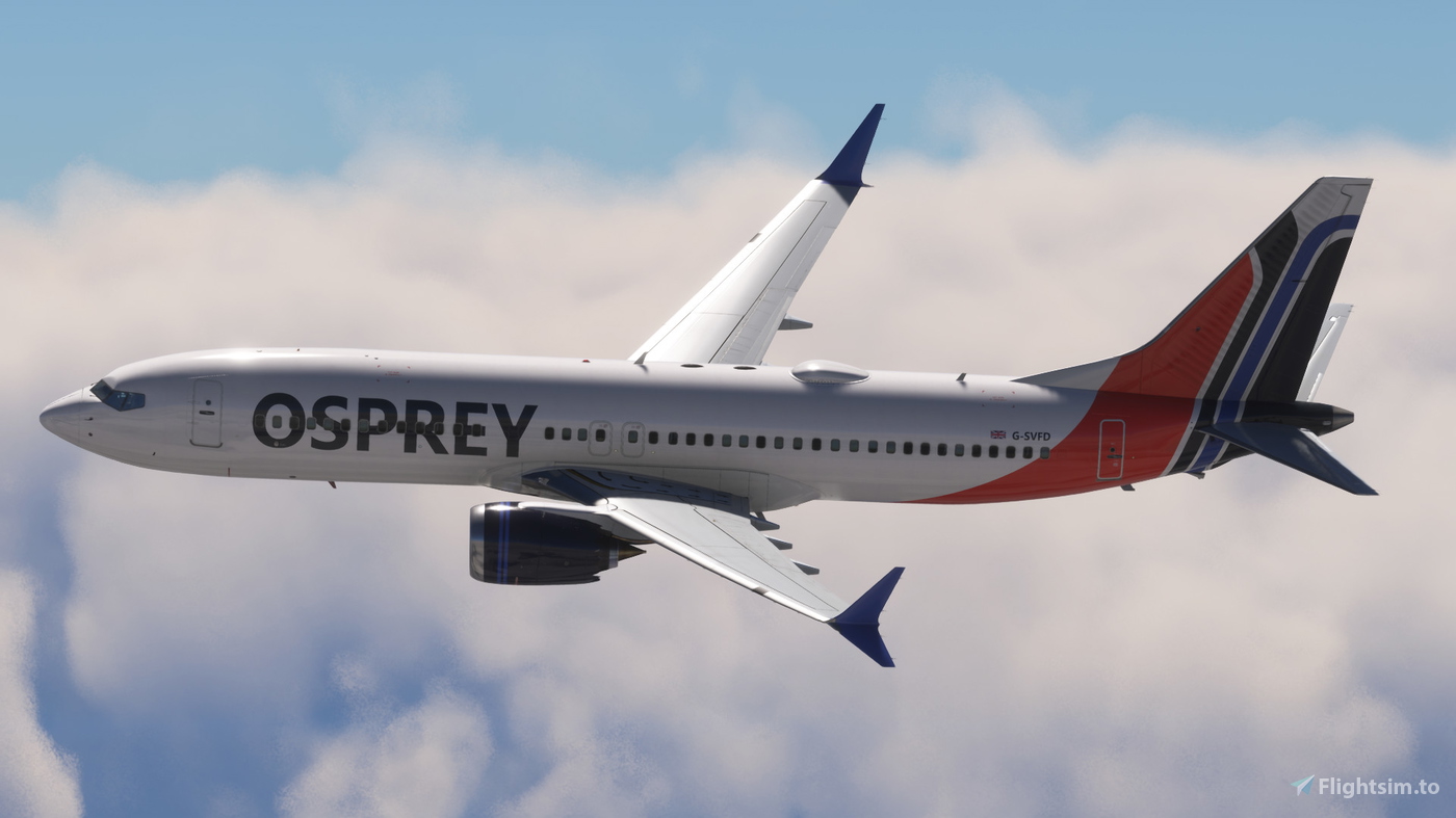 iFly Boeing B737 MAX 8 Osprey Airways | Cabin Textures | 4K for ...