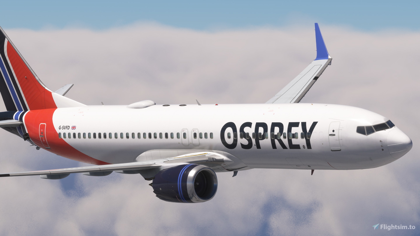 iFly Boeing B737 MAX 8 Osprey Airways | Cabin Textures | 4K for ...