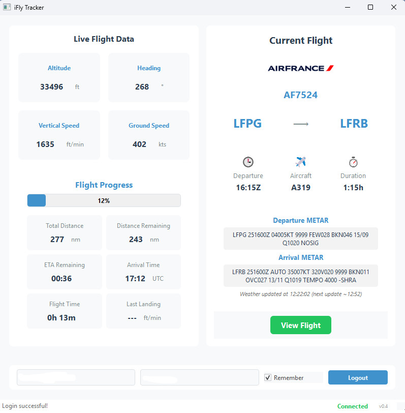 iFly Schedules Tracker for Microsoft Flight Simulator | MSFS