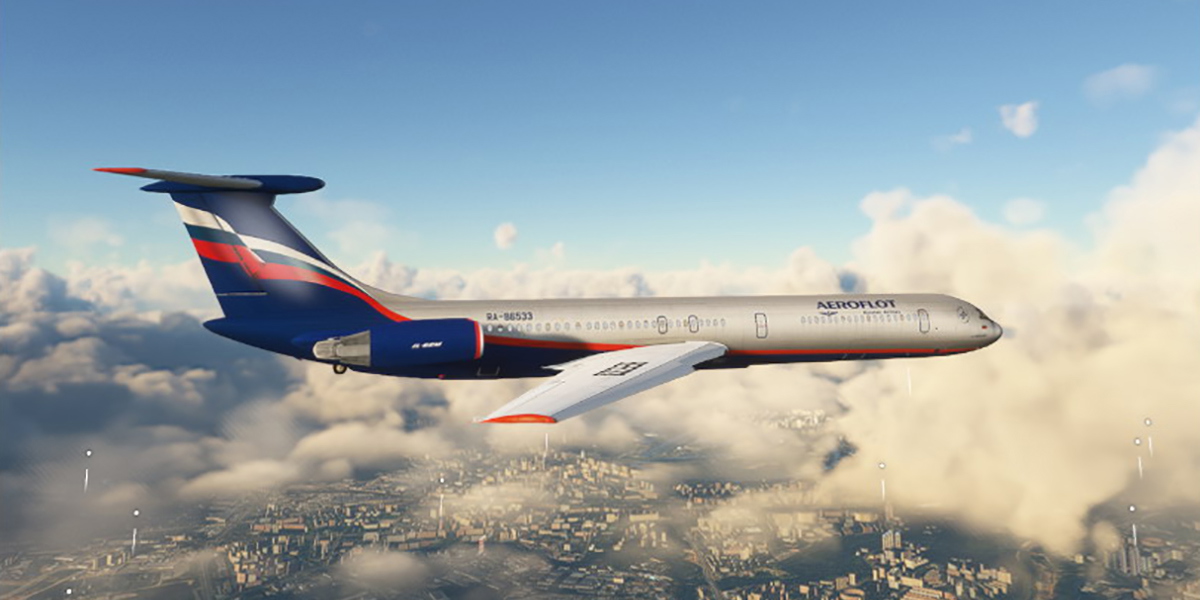 IL-62M Aeroflot RA-86533 for Microsoft Flight Simulator | MSFS