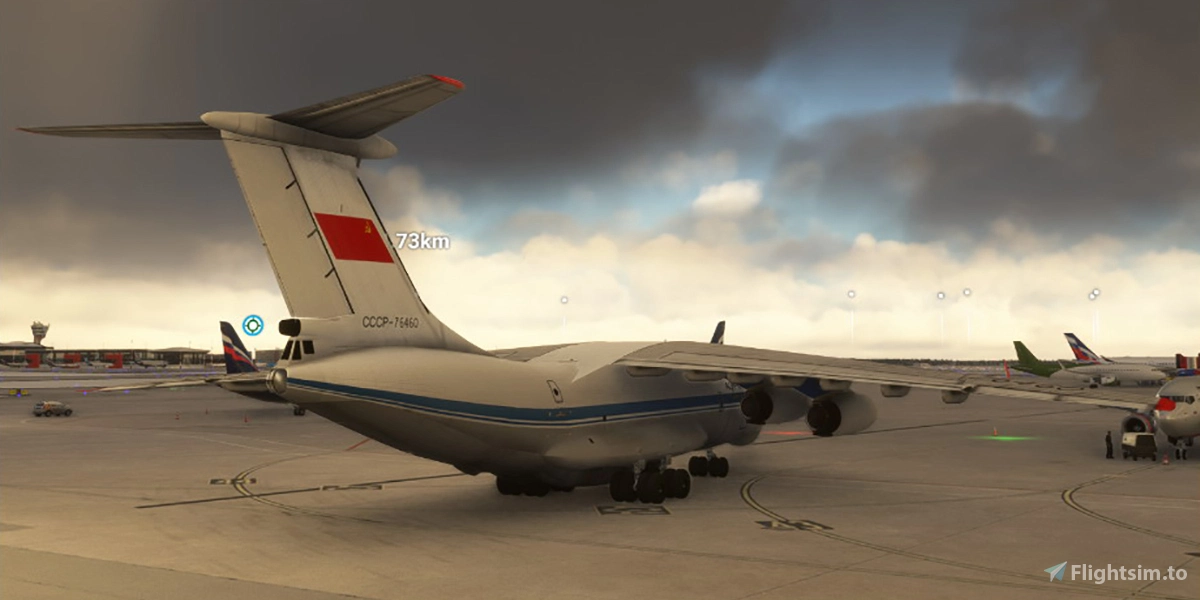 IL-76 Aeroflot USSR CCCP-76460 for Microsoft Flight Simulator | MSFS