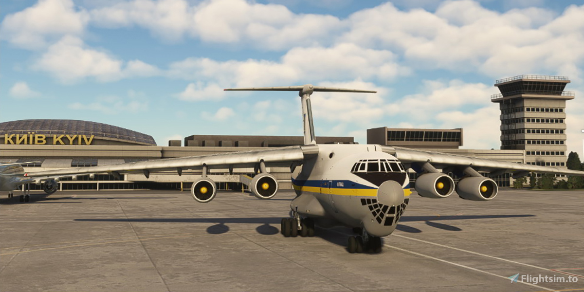 IL-76 Ukraine Air Force 76413 for Microsoft Flight Simulator | MSFS