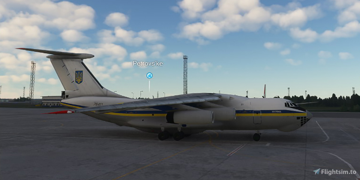 IL-76 Ukraine Air Force 76413 for Microsoft Flight Simulator | MSFS