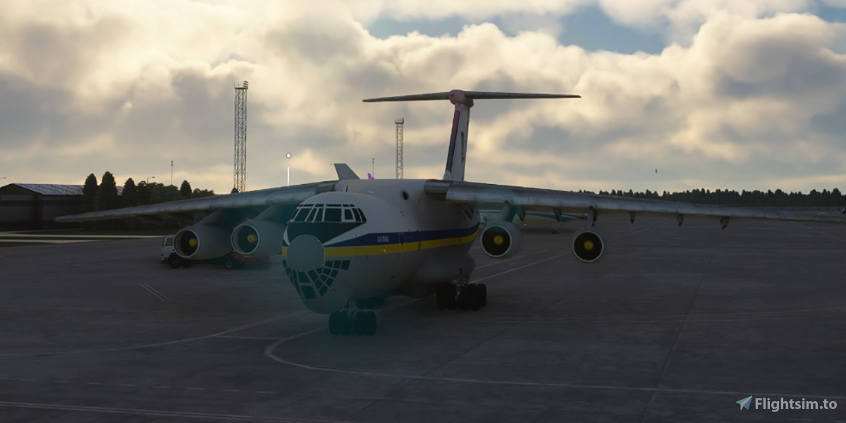 IL-76 Ukraine Air Force 76413 für Microsoft Flight Simulator | MSFS