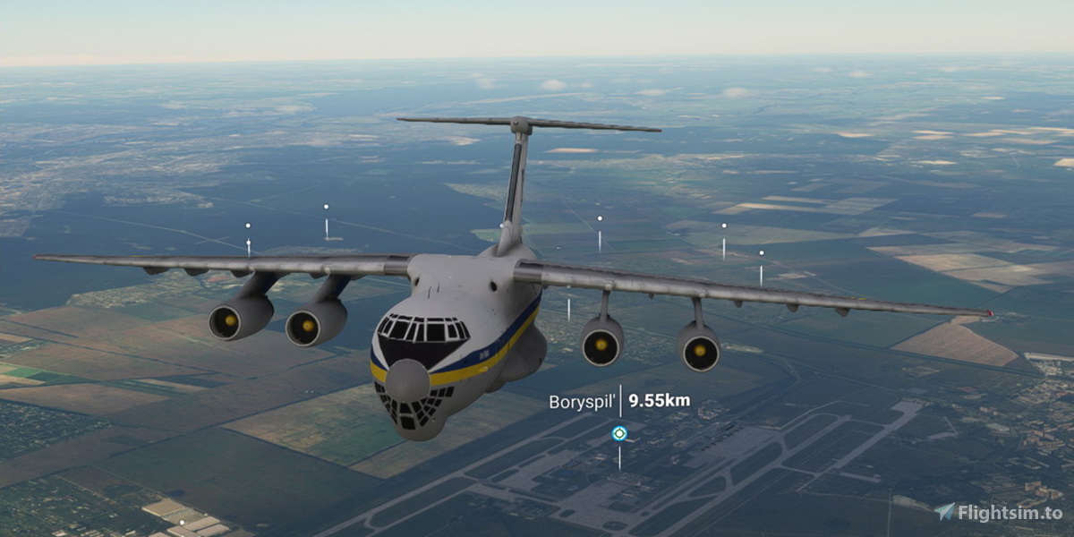 IL-76 Ukraine Air Force 76413 for Microsoft Flight Simulator | MSFS