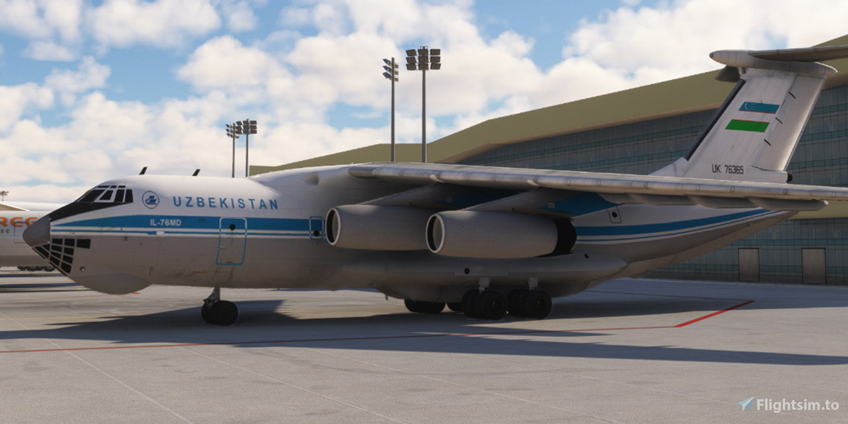 IL-76 Uzbekistan UK-76365 for Microsoft Flight Simulator | MSFS