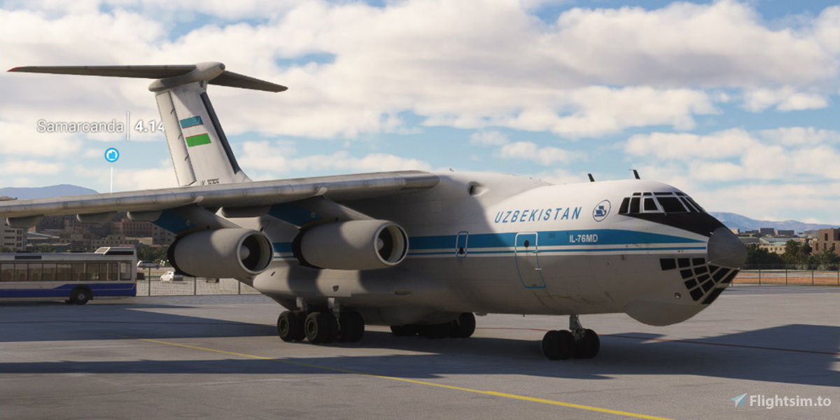 IL-76 Uzbekistan UK-76365 for Microsoft Flight Simulator | MSFS