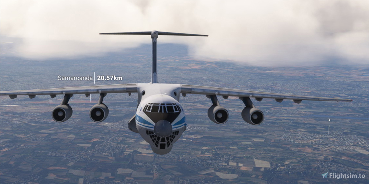 IL-76 Uzbekistan UK-76365 for Microsoft Flight Simulator | MSFS