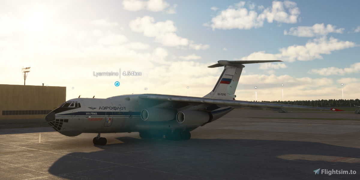 Ilyushin Il-76 Aeroflot RA-76740 for Microsoft Flight Simulator | MSFS