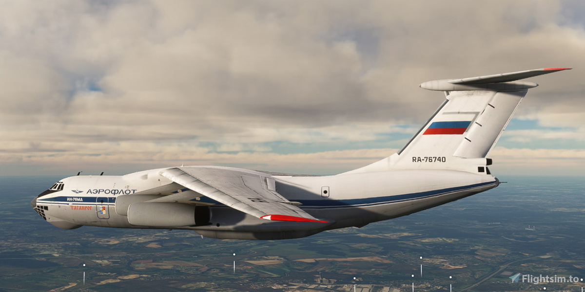 Ilyushin Il-76 Aeroflot RA-76740 for Microsoft Flight Simulator | MSFS