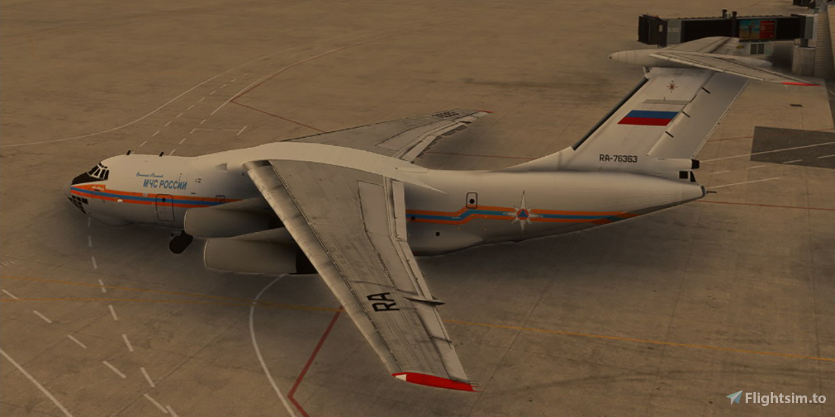 Ilyushin Il-76 Russia RA-76363 pour Microsoft Flight Simulator | MSFS