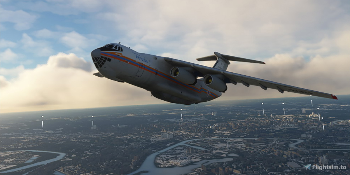 Ilyushin Il-76 Russia RA-76363 für Microsoft Flight Simulator | MSFS