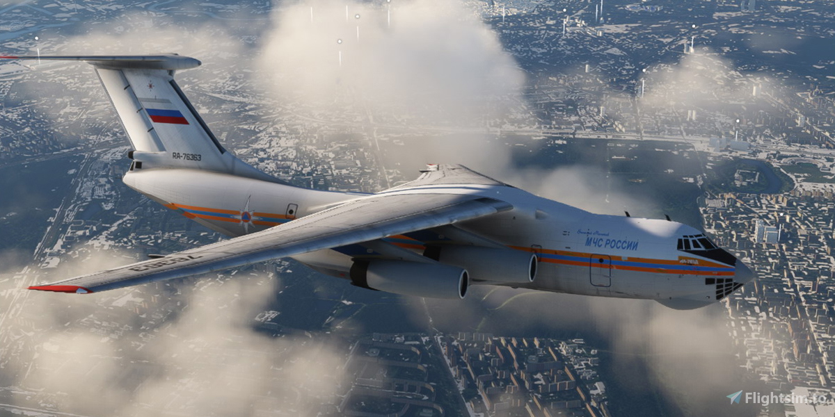 Ilyushin Il-76 Russia RA-76363 for Microsoft Flight Simulator | MSFS