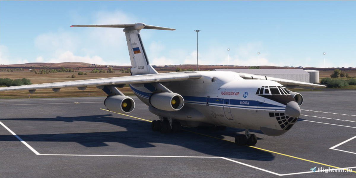 Ilyushin Il-76 Vladivostok Air RA-76400 对于 Microsoft Flight Simulator ...