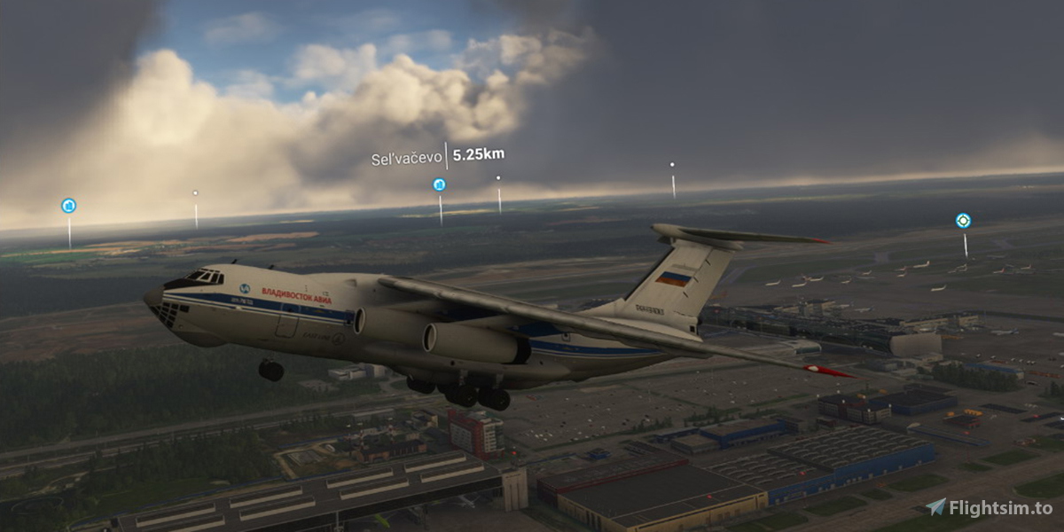 Ilyushin Il-76 Vladivostok Air RA-76400 for Microsoft Flight Simulator ...
