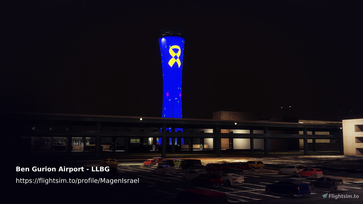 Improved airport LLBG Textures | Fixed Textures + Yellow pin light ATC🎗 ...