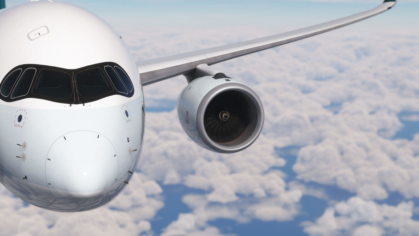 Improved Engine and Spinner Texture | A350 pro Microsoft Flight ...