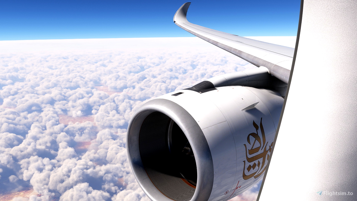 Improved Engine and Spinner Texture | IniBuilds A350-900 & 1000 for ...