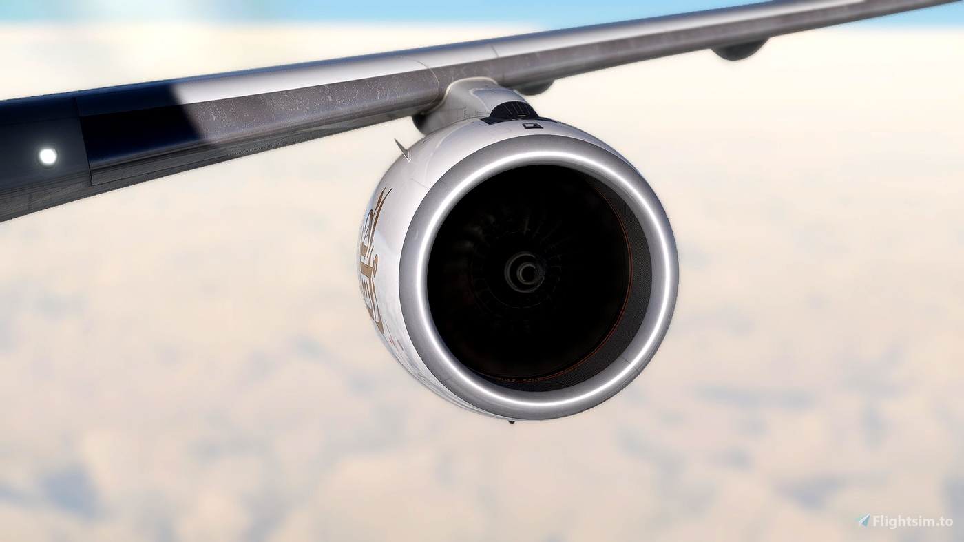 Improved Engine and Spinner Texture | IniBuilds A350-900 & 1000 for ...
